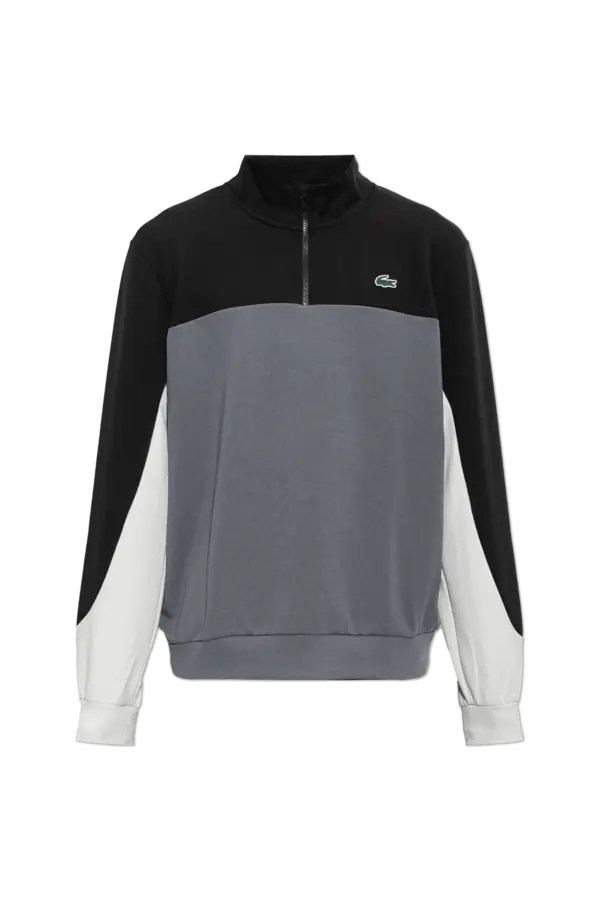 Lacoste Sweatshirt With Logo And Half-zip
