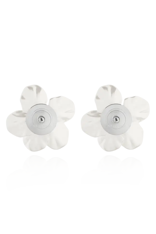 SELF-PORTRAIT Earrings With A Pearly Flower