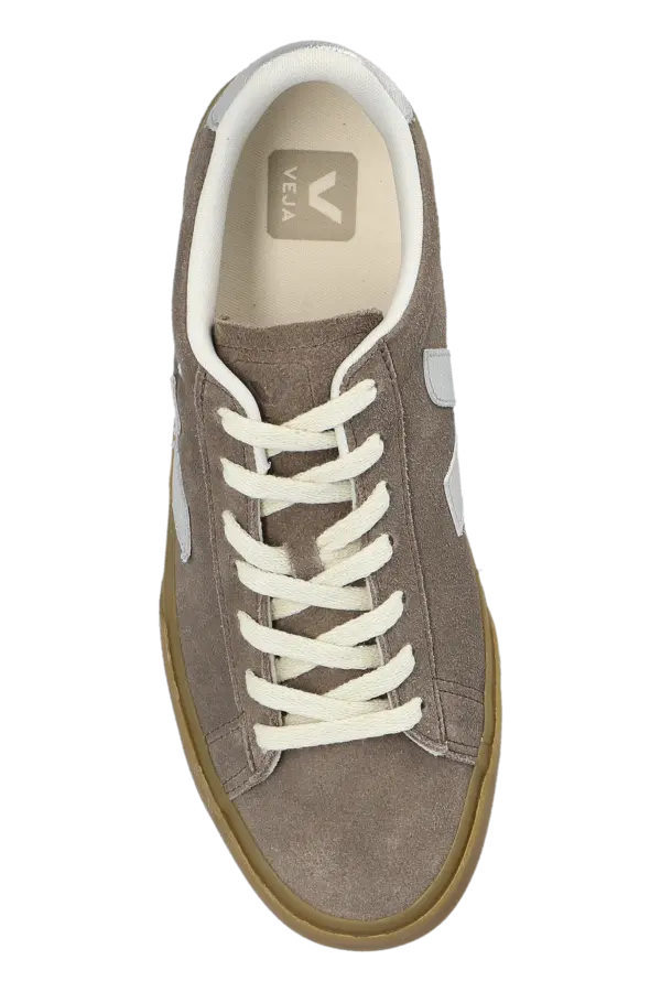 VEJA Campo Low Top Sneakers With Suede Accents - Brown