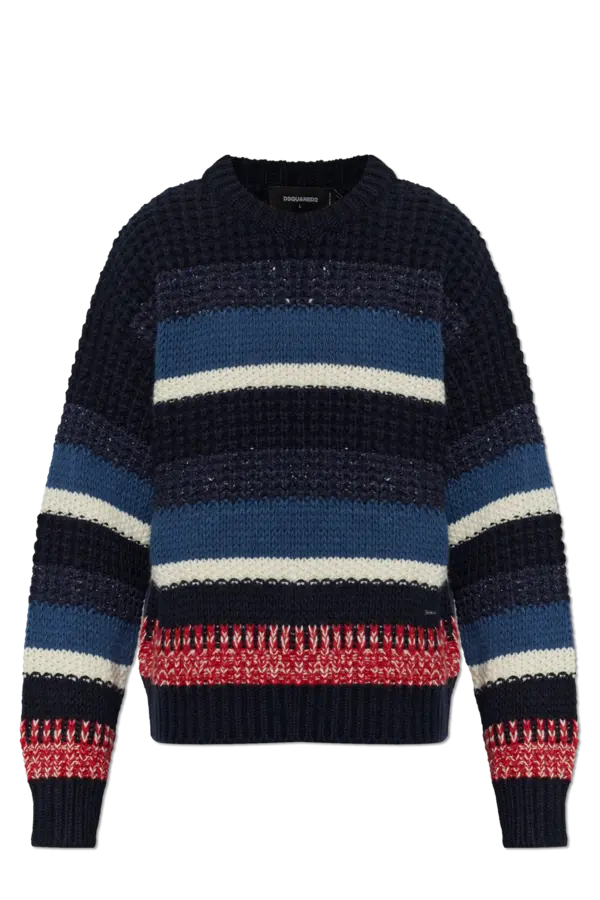 Dsquared2 Striped Knit Sweater
