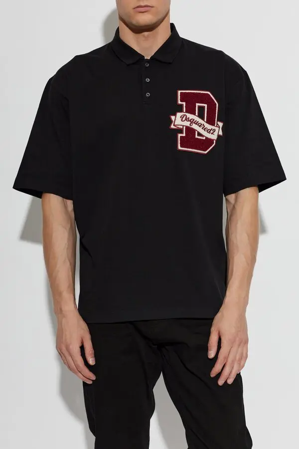 Dsquared2 Polo Shirt With Embroidered Logo