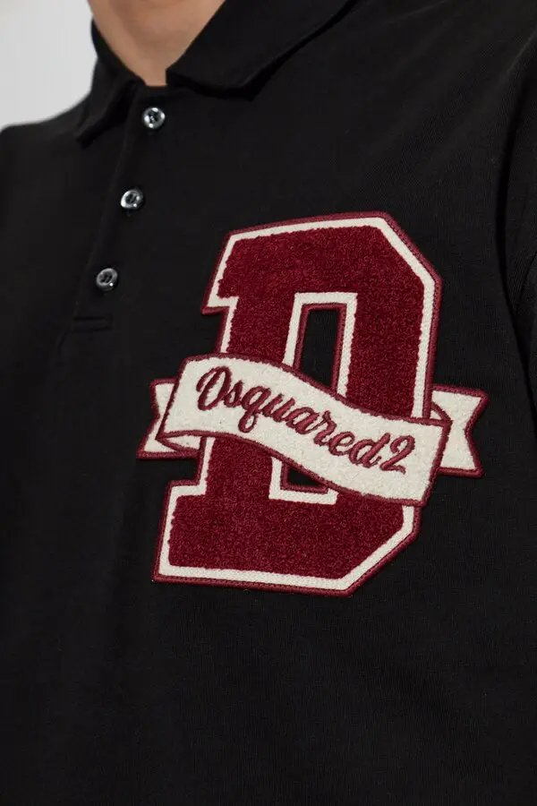 Dsquared2 Polo Shirt With Embroidered Logo