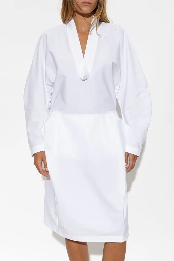 Jacquemus Loose Dress With Rounded Sleeves