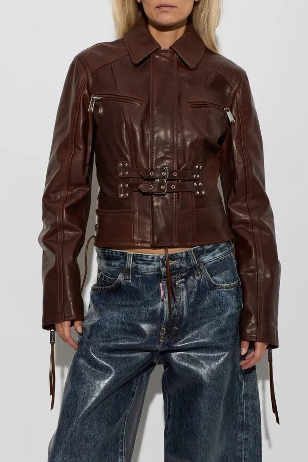 Dsquared2 Leather Jacket