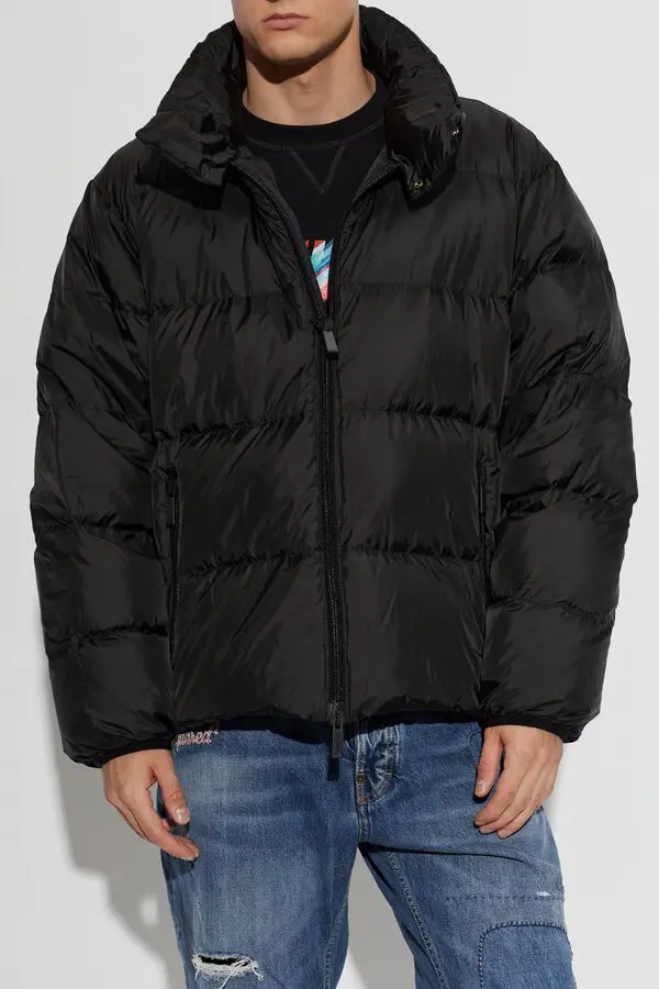 Dsquared2 Down Jacket With Quilted Initials
