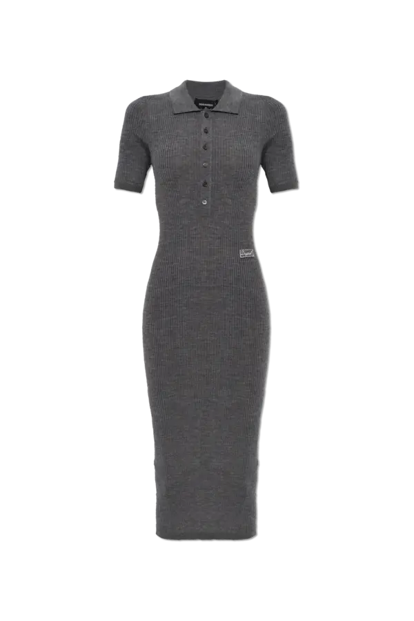 Dsquared2 Wool Dress - Grey