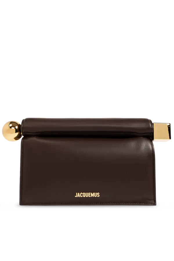 Jacquemus La Pochette Ron' Leather Clutch
