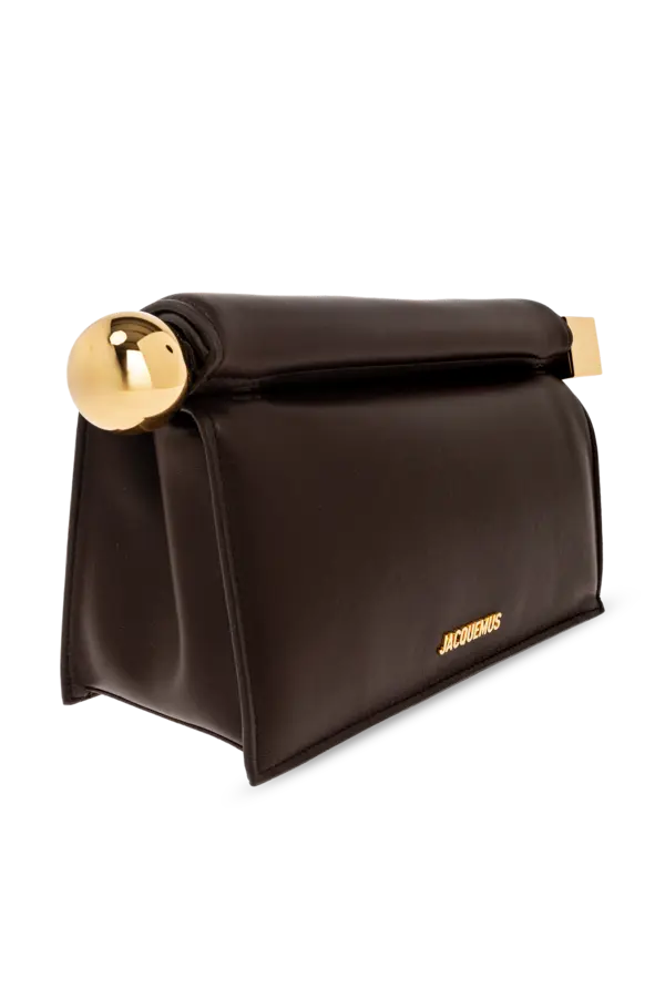 Jacquemus La Pochette Ron' Leather Clutch