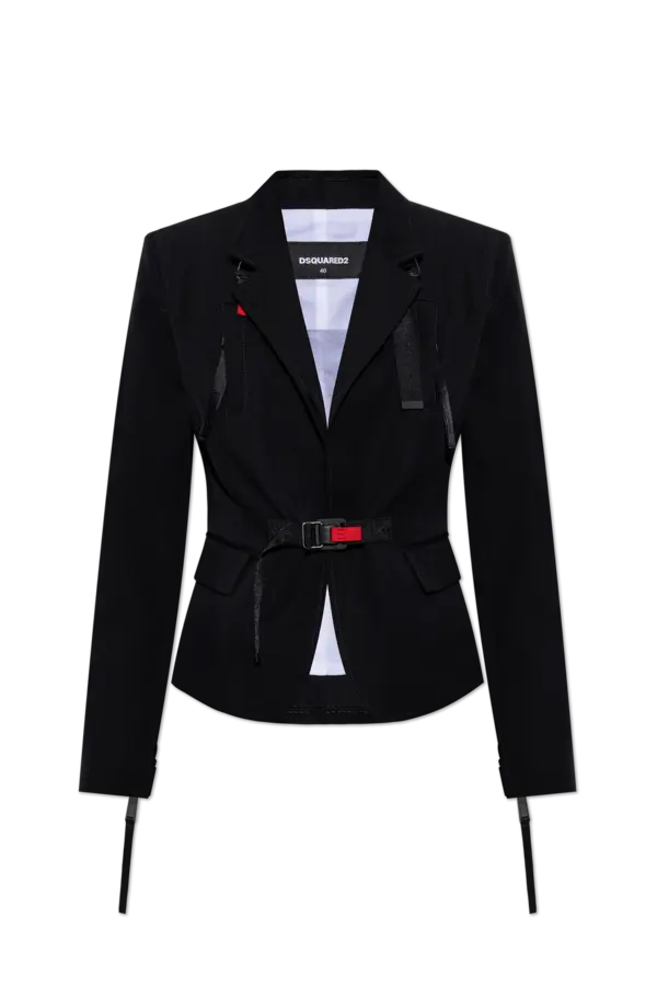 Dsquared2 Wool Blazer - Black