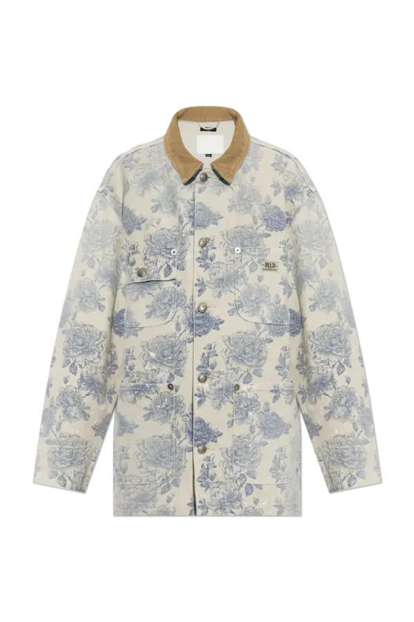 R13 Denim Jacket In ‘vintage’ Style - Blue