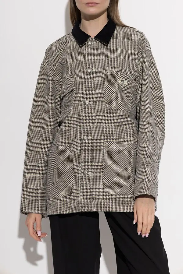 R13 Appliquéd Logo Cotton Jacket