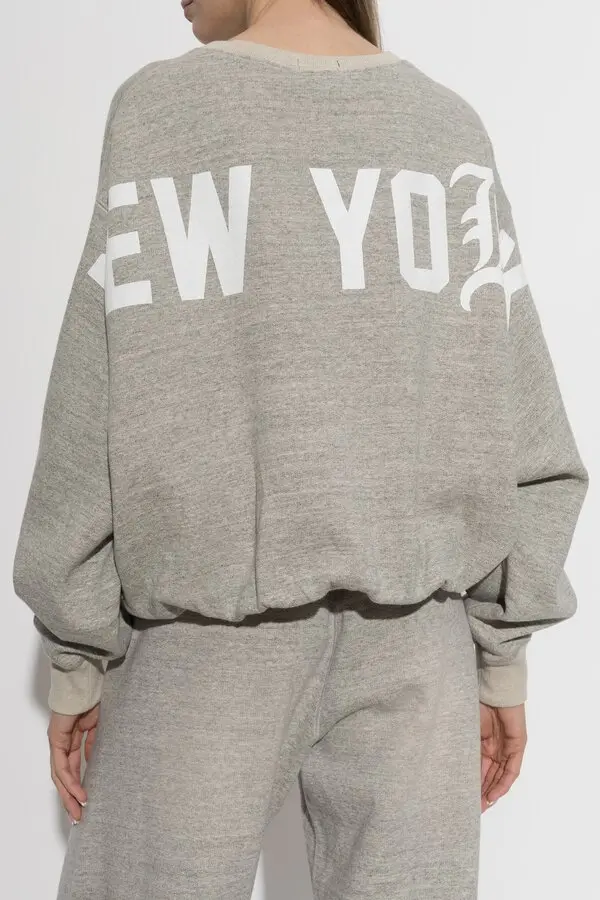 R13 New York" Oversize Sweatshirt