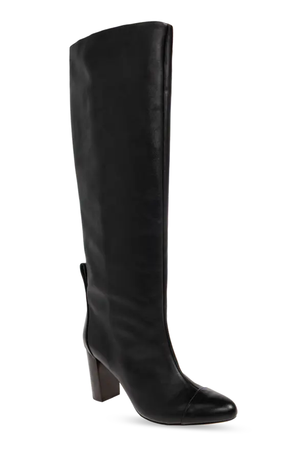 ODISSI Leather Heeled Boots