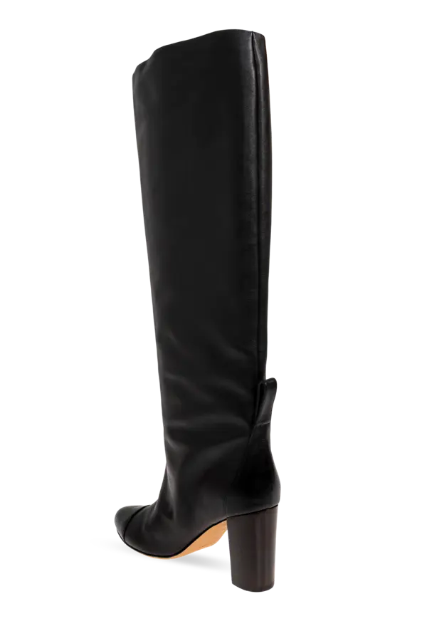 ODISSI Leather Heeled Boots