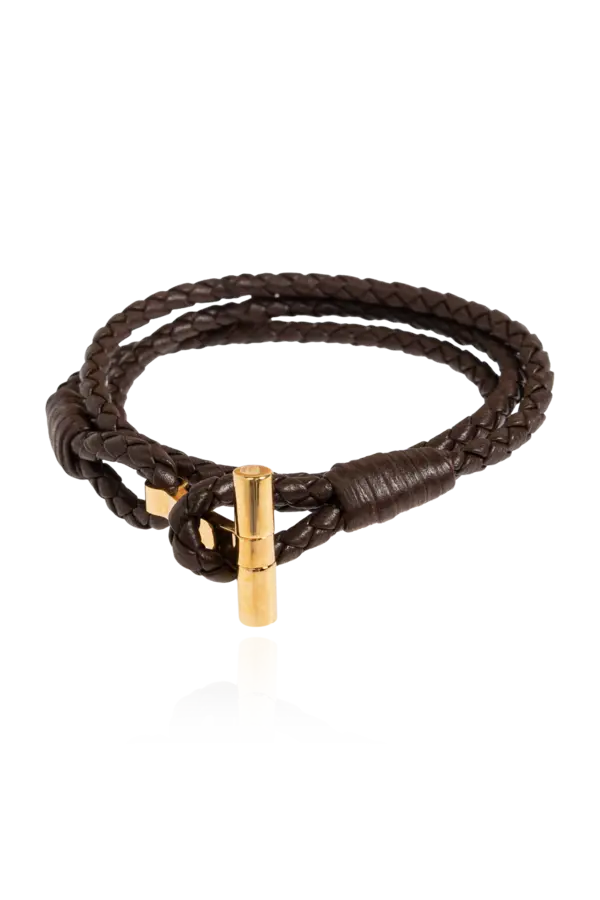 TOM FORD Leather Bracelet - Brown