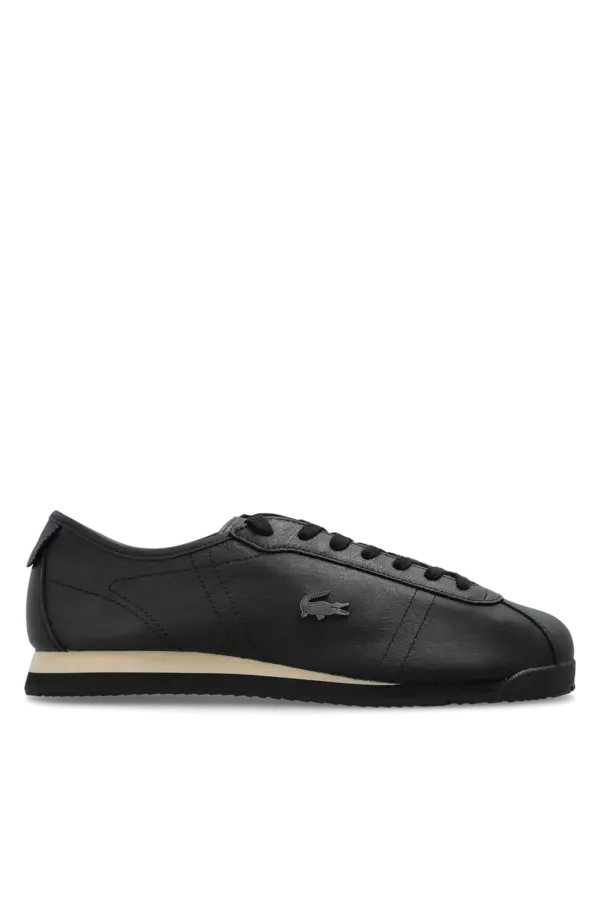 Lacoste Club-low 2265' Leather Sneakers - Black