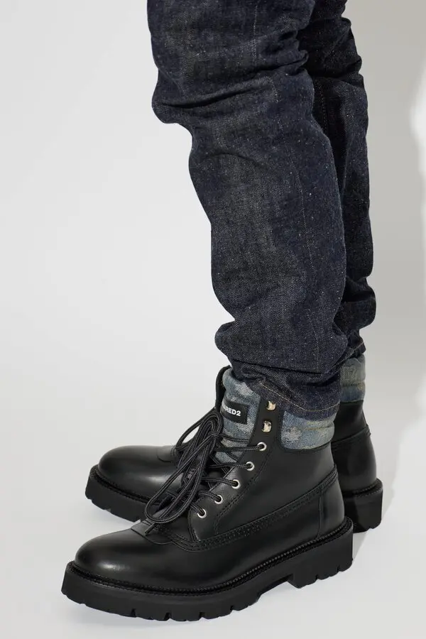 Dsquared2 Monogram" Leather Shoes