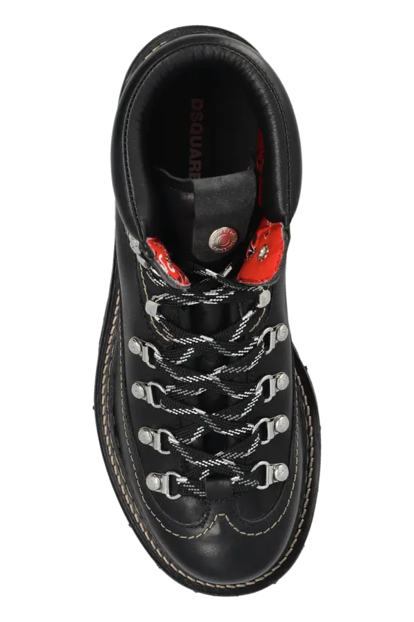 Dsquared2 Canadian" Leather Ankle Boots