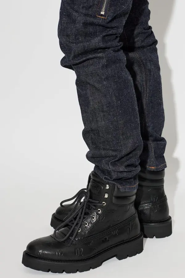 Dsquared2 Leather Shoes " Monogram
