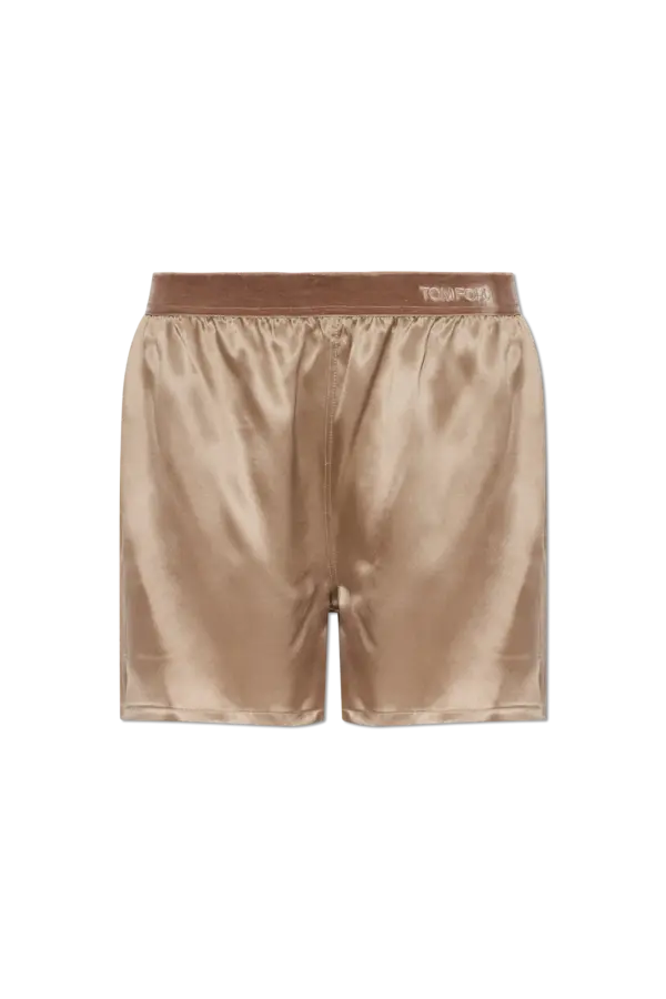TOM FORD Silk Shorts - Beige