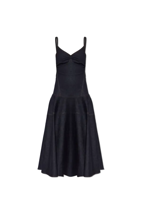 Jacquemus De-nimes Pina’ Denim Dress - Navy Blue
