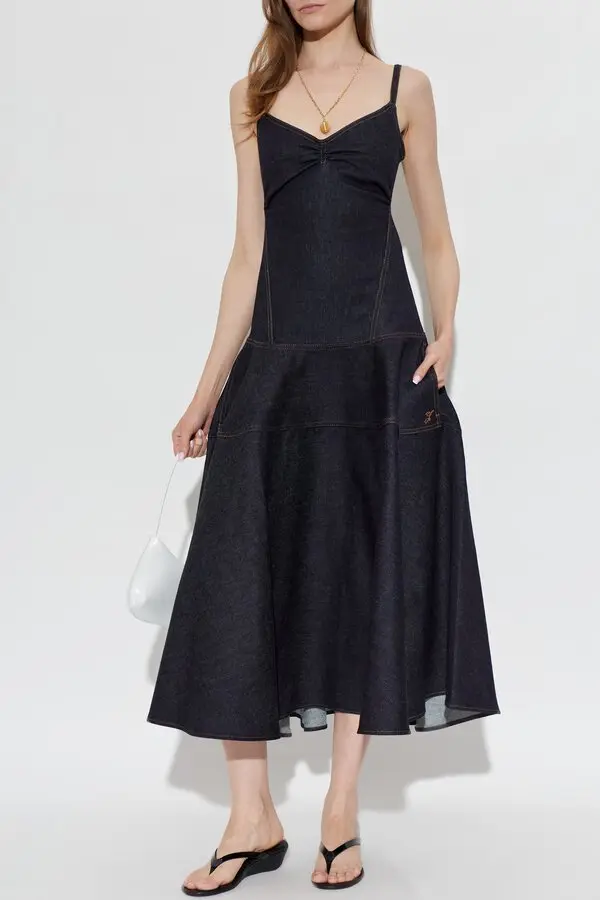 Jacquemus De-nimes Pina’ Denim Dress