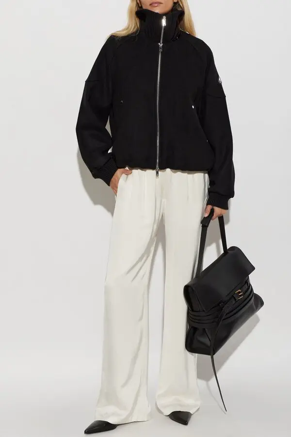 Moose Knuckles Wool Jacket With Patch