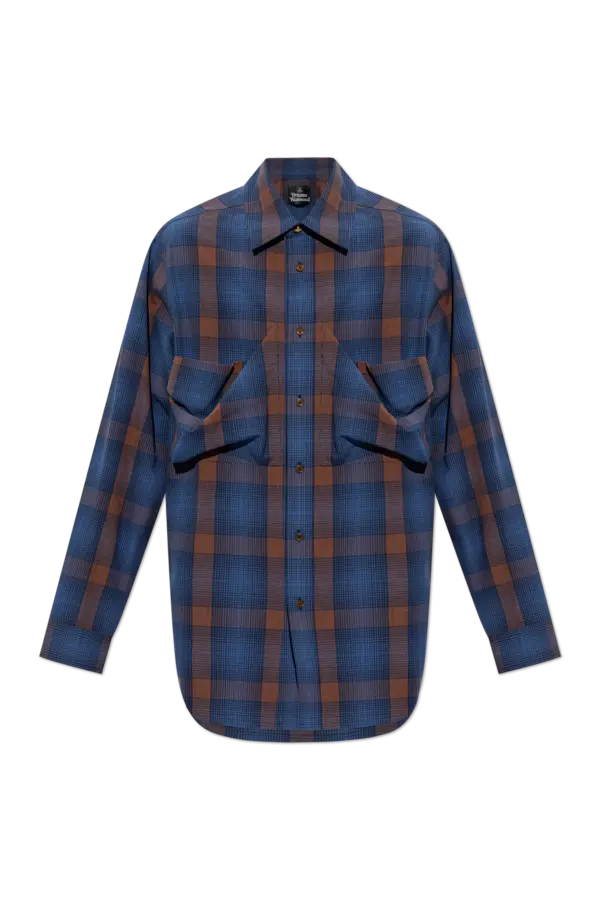 VIVIENNE WESTWOOD Achilles" Shirt - Navy Blue