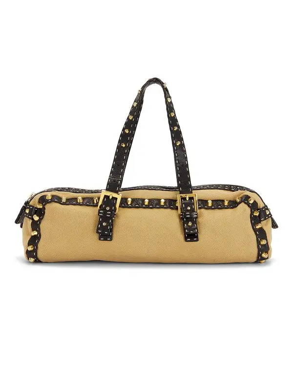 FWRD RENEW Fendi Studded Selleria Handbag
