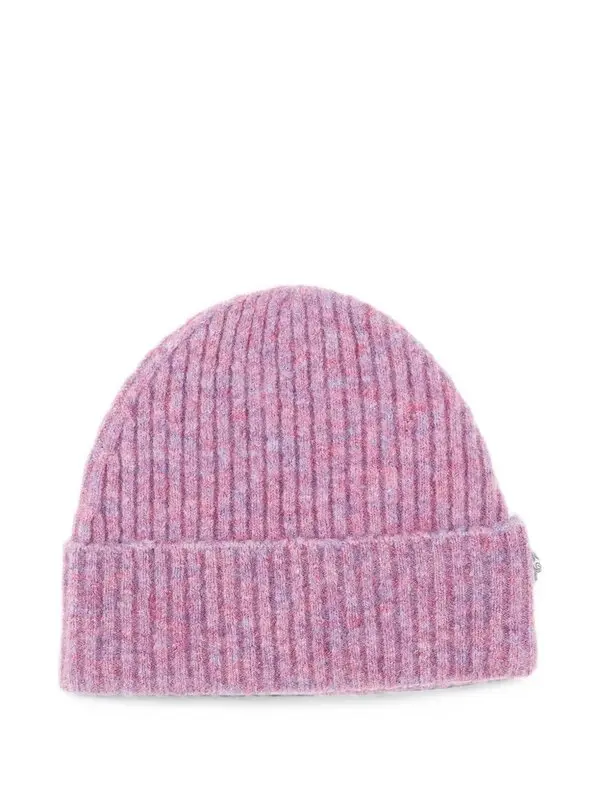 LES DEUX Ribbed Beanie - Pink