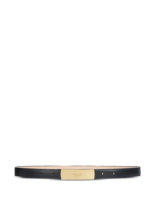 Balmain Lambskin Belt With Adjustable Buckle