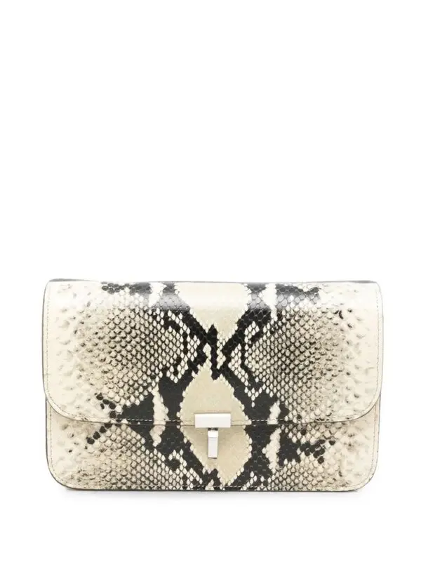TOTEME Crossbody Bag Python Embossed "t-lock