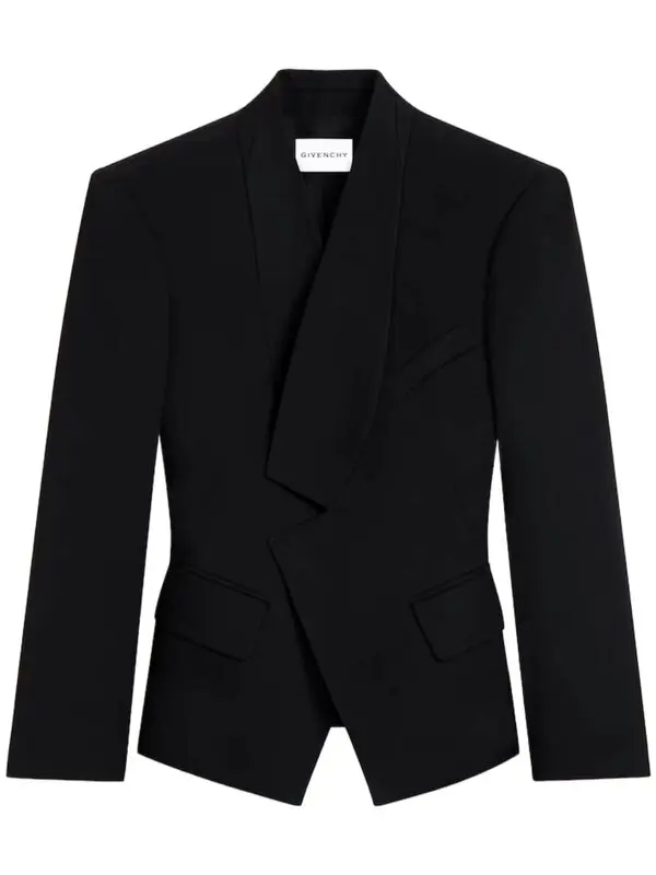 Givenchy Reverse Lapel Jacket - Black