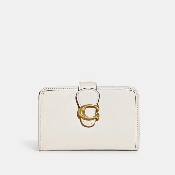 COACH OUTLET Tabby Medium Wallet - Brass/chalk