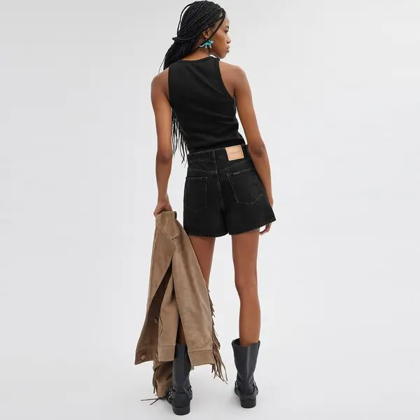 COACH OUTLET Denim Shorts In Organic Cotton