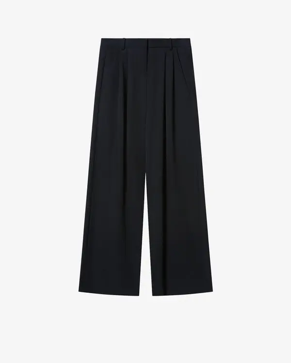 Isabel Marant Étoile Lyda Wool Pants - Black