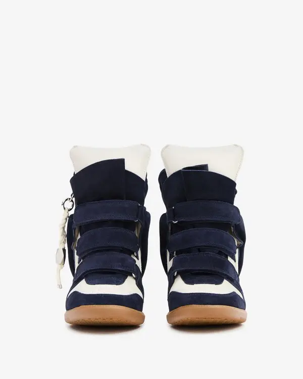 Isabel Marant Étoile Bekett Ring Sneakers - Navy-ecru