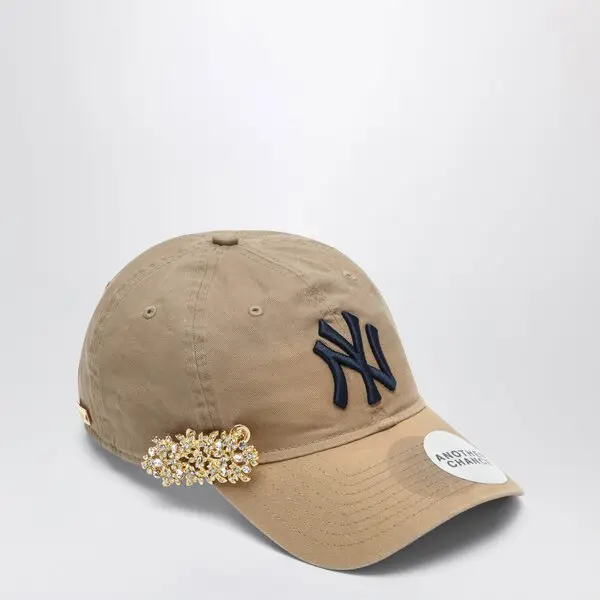 ANOTHER CHANCE Cotton Cap With Embellished Pin