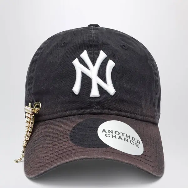 ANOTHER CHANCE Baseball Cap With Embellished Detail - Blue