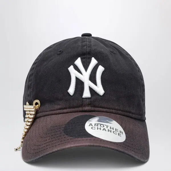 ANOTHER CHANCE Baseball Cap With Embellished Pin - Blue