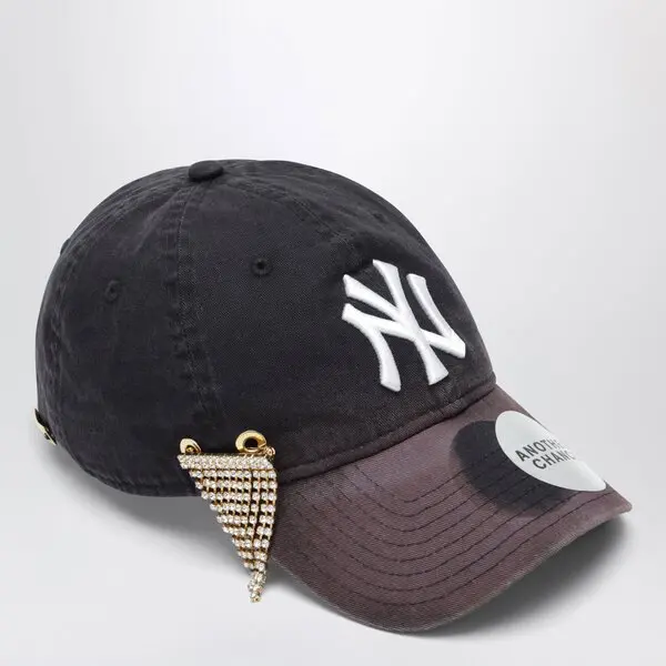 ANOTHER CHANCE Baseball Cap With Rhinestone Pin