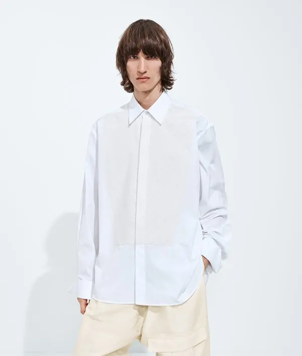 Bottega Veneta Cotton Poplin Shirt - White
