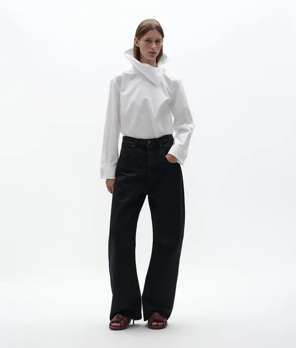 Bottega Veneta Compact Cotton Poplin Shirt