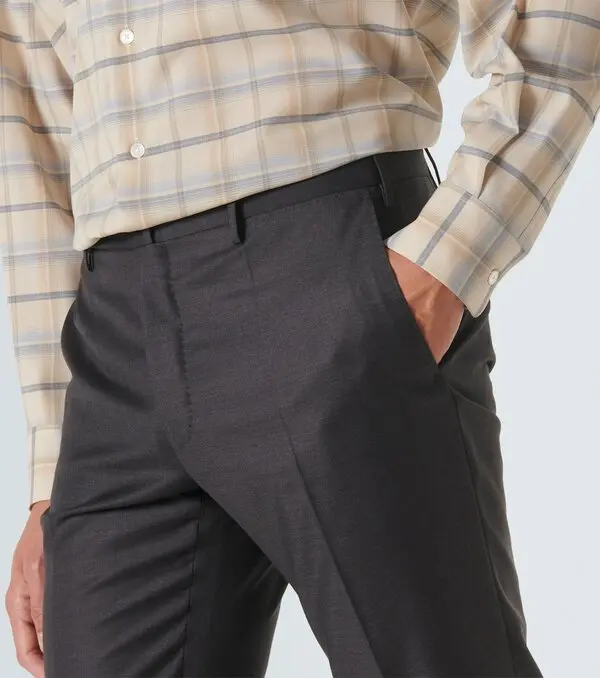SLOWEAR Virgin Wool Tapered Pants