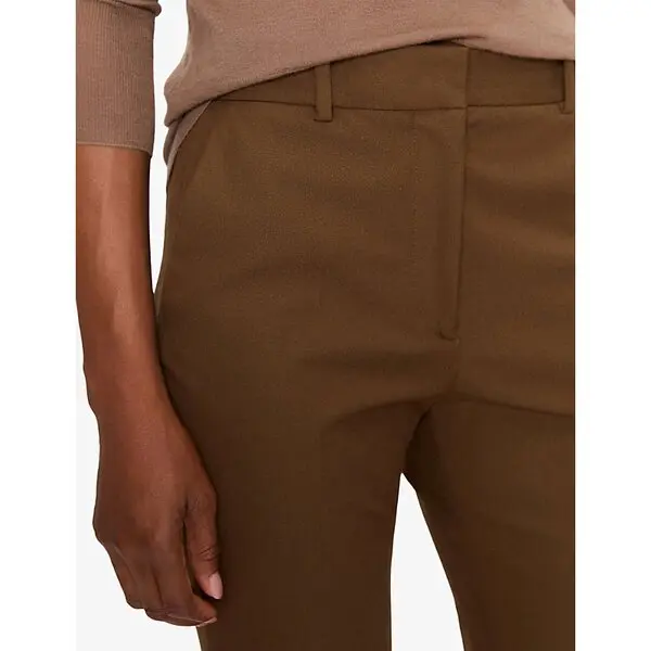 JOSEPH Tafira Gabardine Stretch-woven Trousers