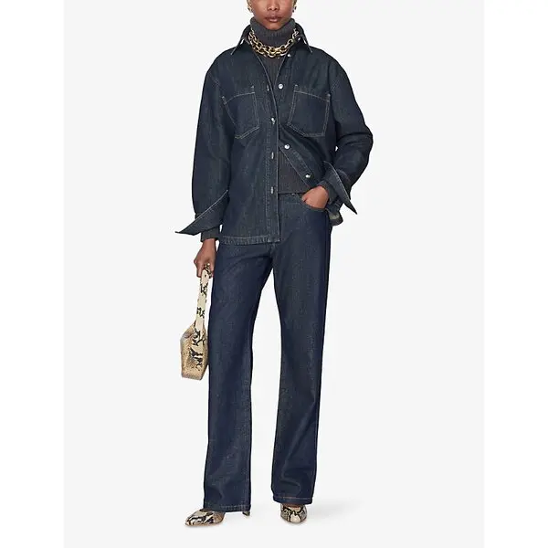 JOSEPH Idar Chest-pocket Denim Shirt