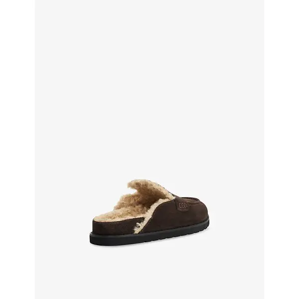 DUNE Goldy Suede Loafers - Brown Suede