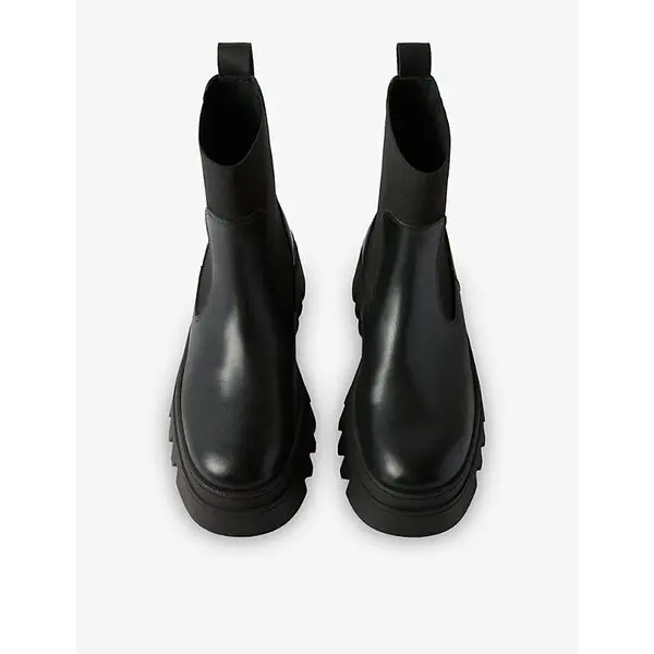 Whistles Hatton Leather Chelsea Boots - Black