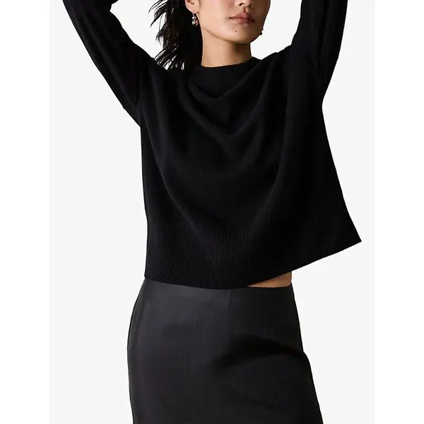 Whistles Round-neck Knitted Cashmere Jumper