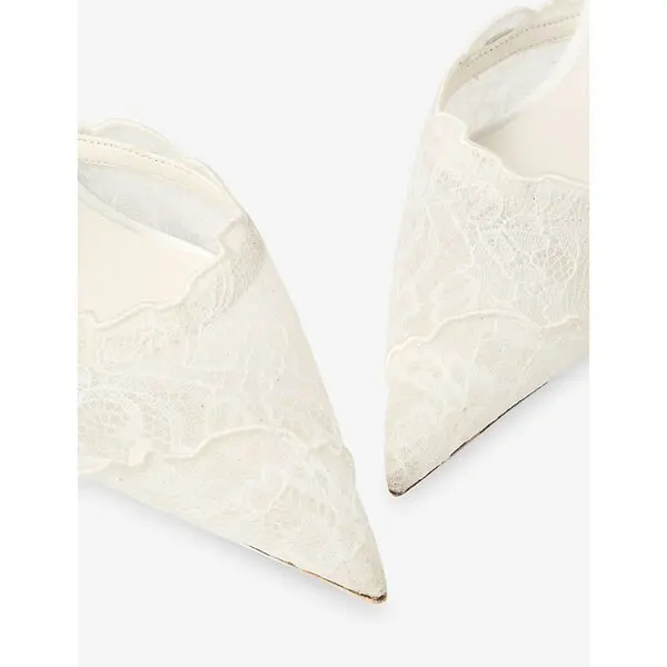 JIMMY CHOO The Faiz Lace Heeled Courts